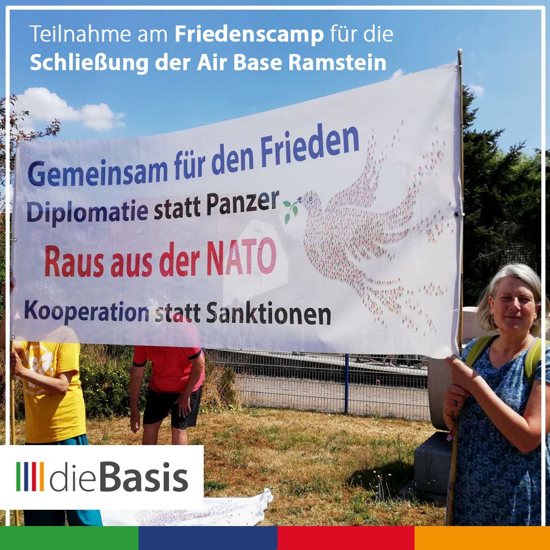 Die AG Frieden beteiligt sich am Friedenscamp und der Demonstration ...